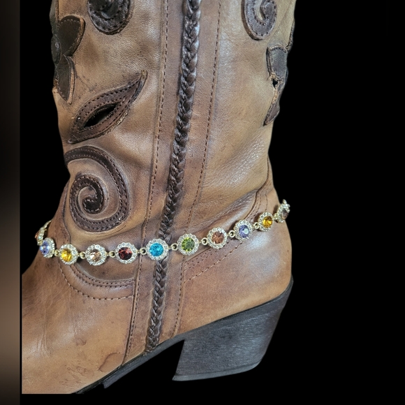 Accessories | Western Cowboy Boots Chains Multiple Colors Southwestern ...